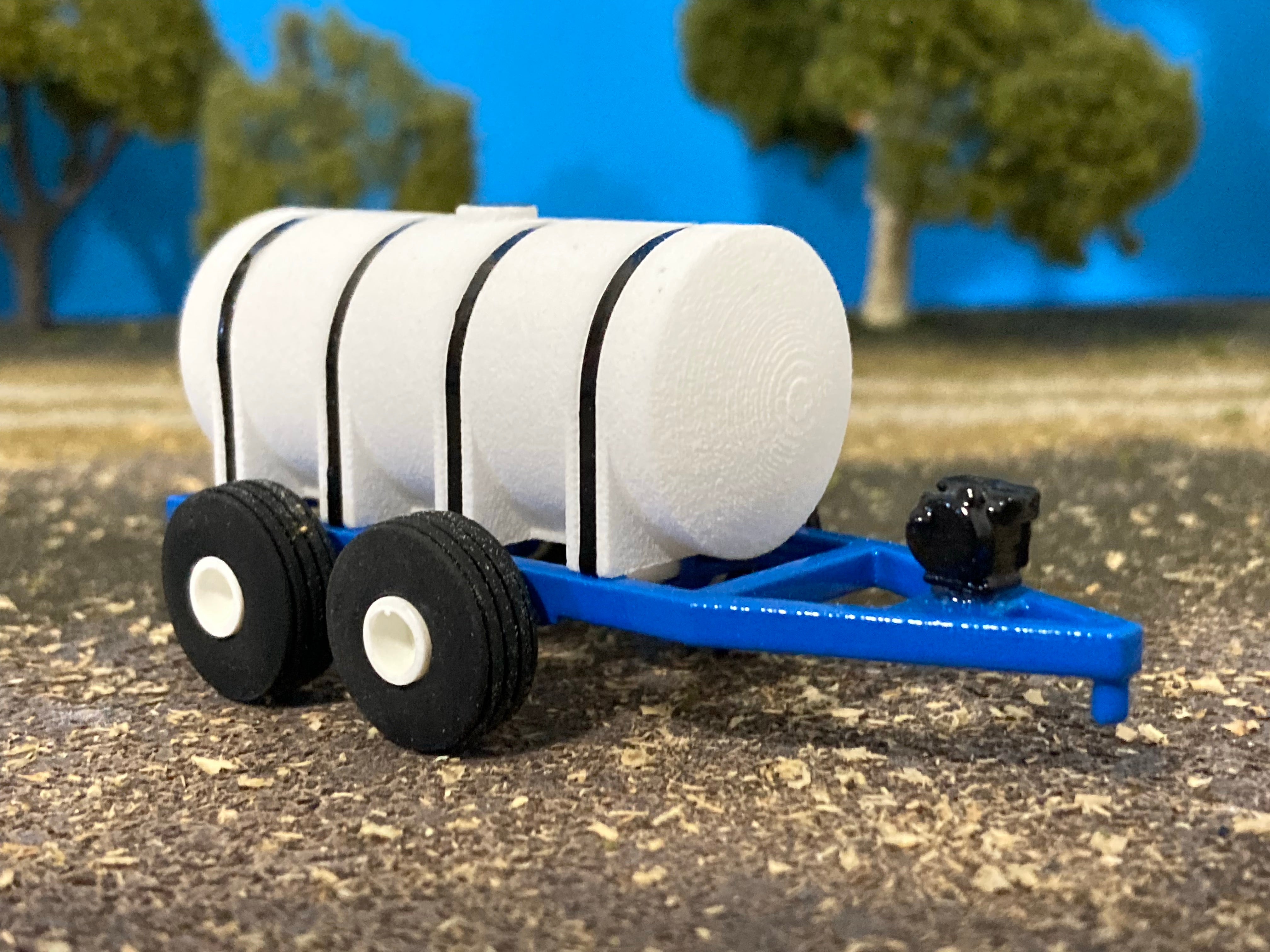 1/64 Liquid Fertilizer Tender Trailer Blue 1,050 Gallons – 2 Scale ...