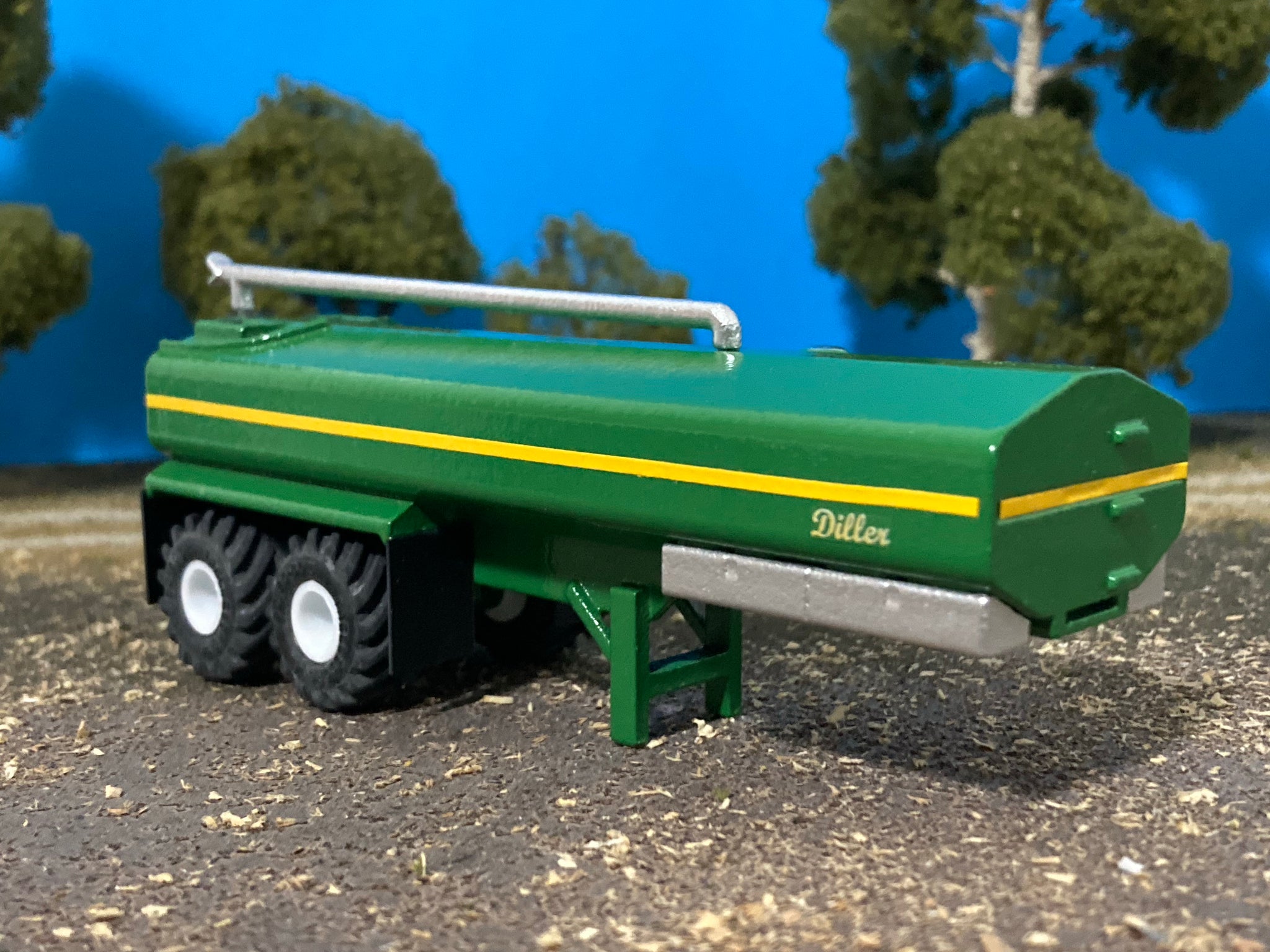 1/64 Diller Manure Spreader Trailer Tandem Axle Mud Tires – 2 Scale ...